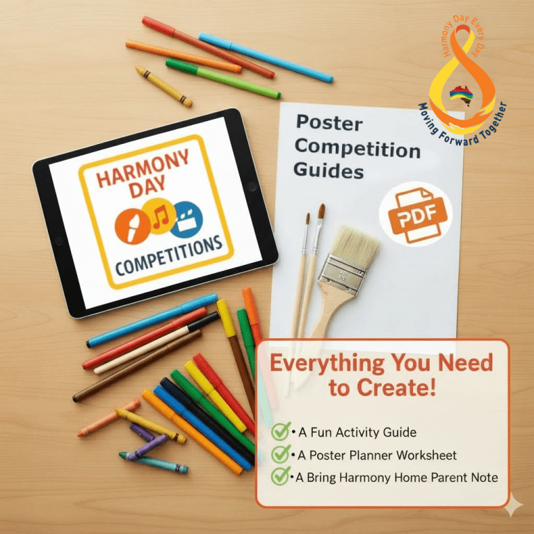 Harmony Day Poster Competition Guides - Moving Forward Together